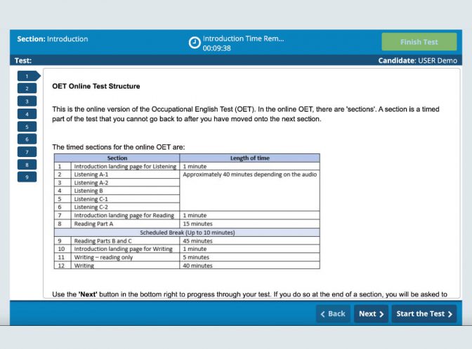 OETのコンピューター受験について